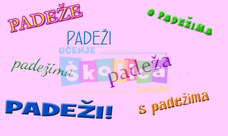 Padeži - hrvatski jezik, 5. razred