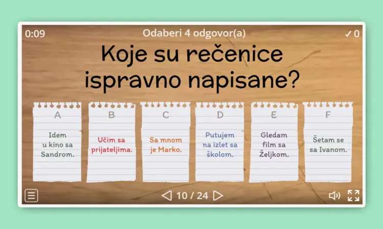 Prilozi - hrvatski jezik, 5. razred, + vježba u pdf formatu za ispis