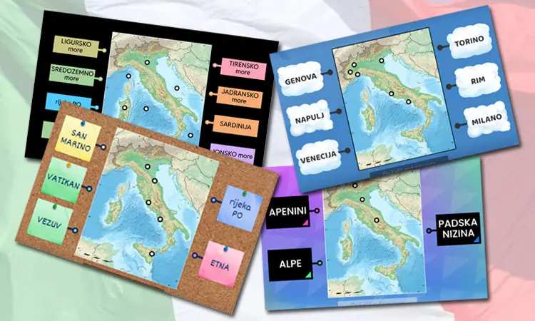 Zapadna Europa, + slijepe karte - 7. razred, geografija