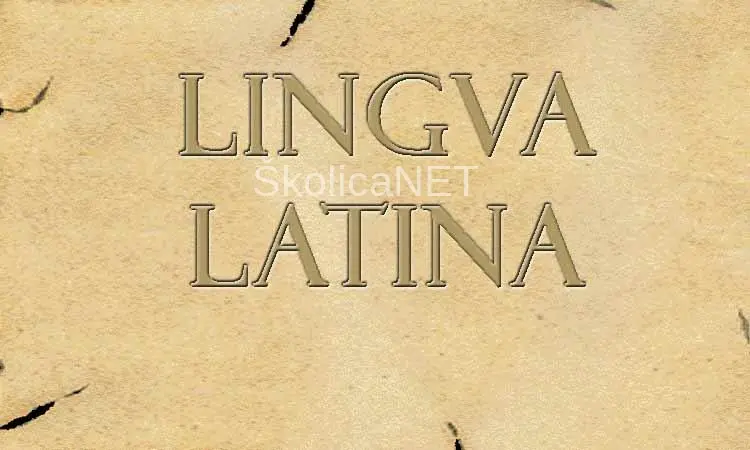 Latinski jezik - rječnik (2.r. SŠ) Latinski jezik - rječnik (2.r. SŠ)
