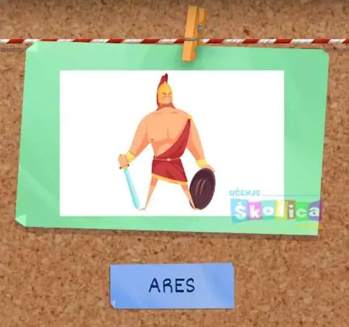 Grčki bogovi - kviz (povijest, 5. razred)